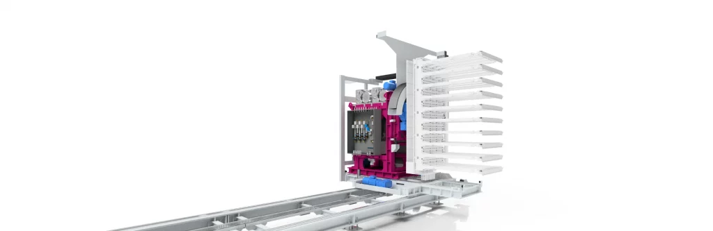 Lifting and moving system for press handling